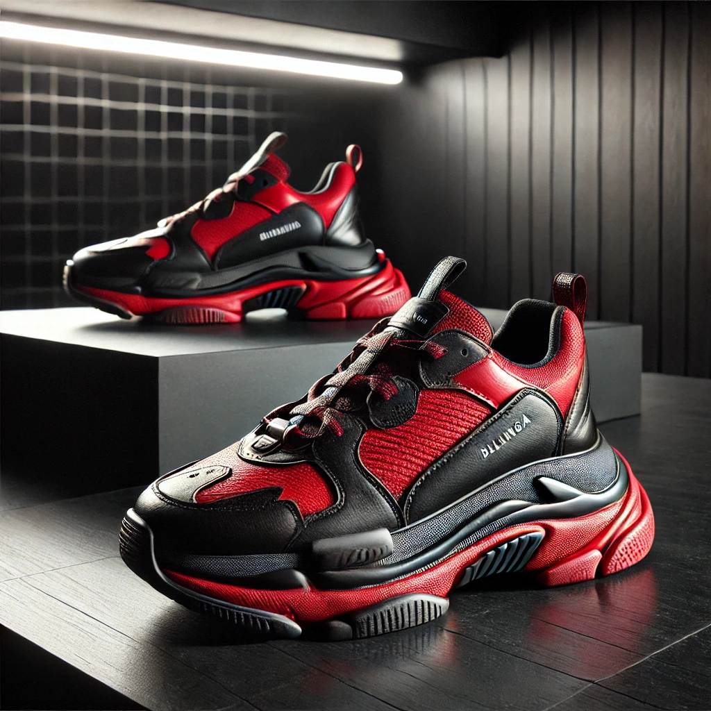 Red and Black Balenciaga Sneakers: Making a Bold Style Statement - Best ...